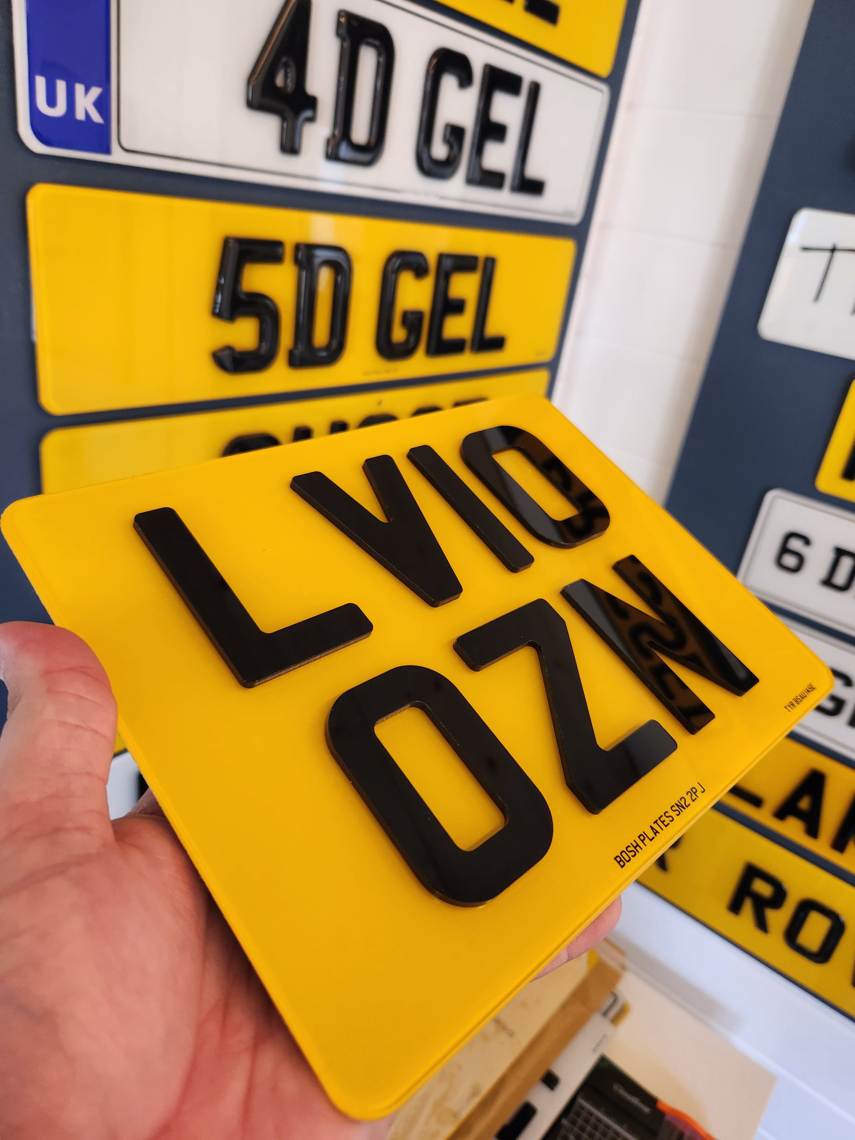 Motorbike Plates – Bosh Custom Number Plates
