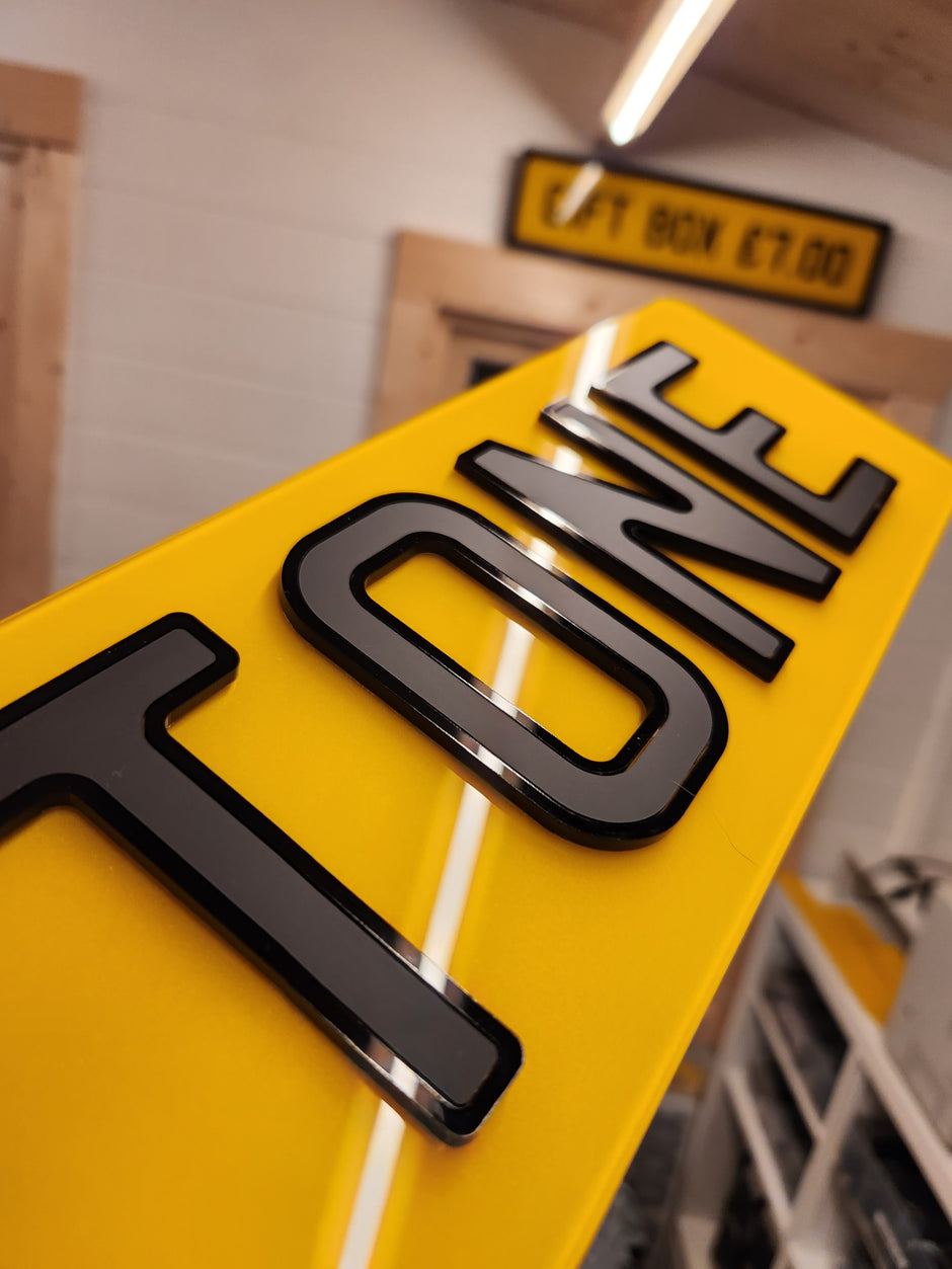 Acrylic Plates – Bosh Custom Number Plates