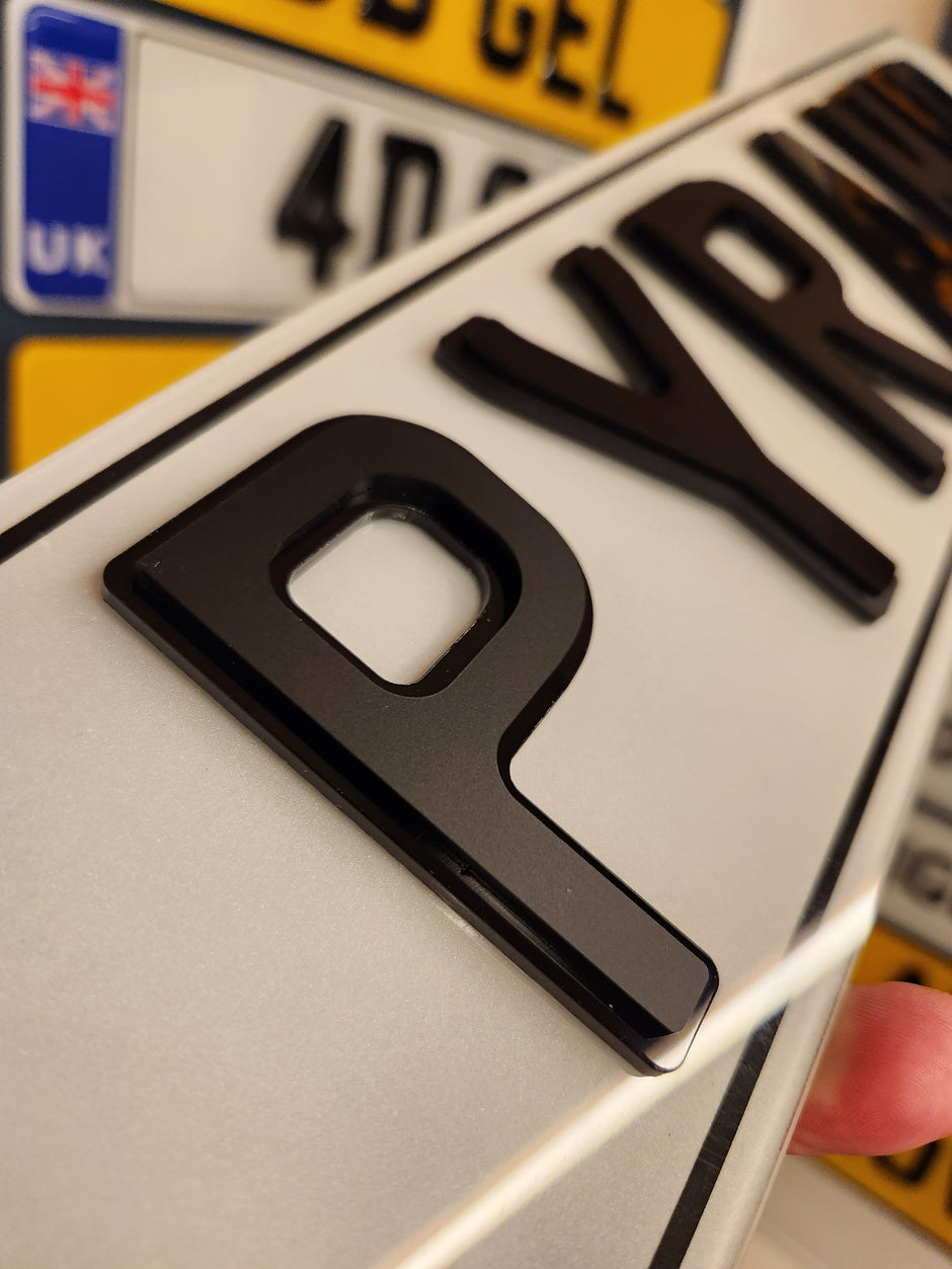 Acrylic Plates – Bosh Custom Number Plates