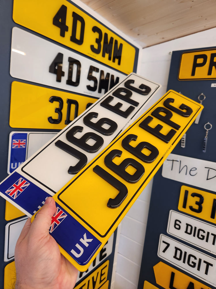 Plate Sizes – Bosh Custom Number Plates