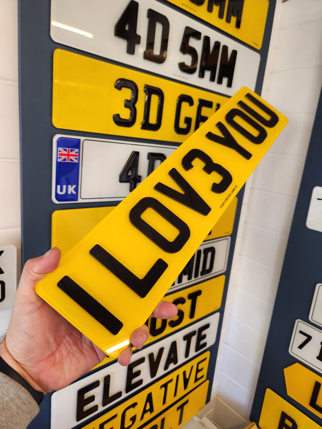 Bosh Custom Number Plates